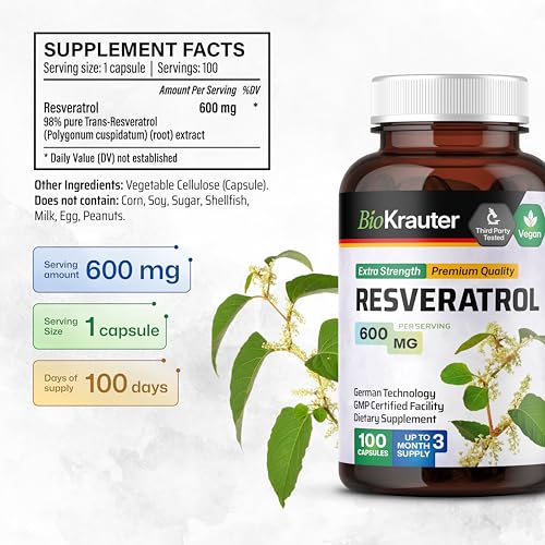 high potency resveratrol capsules