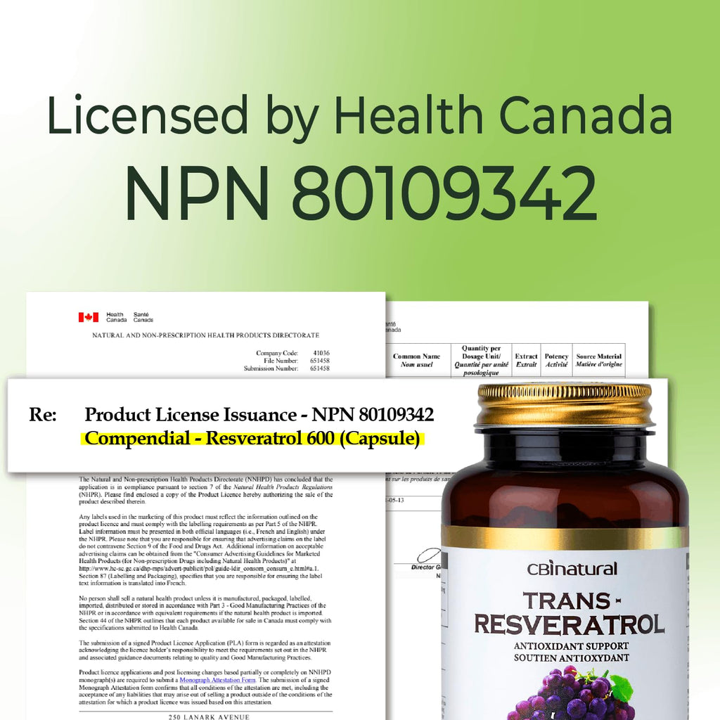 High potency Resveratrol for wellness