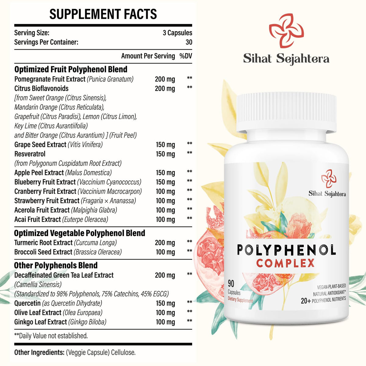 High potency resveratrol supplement