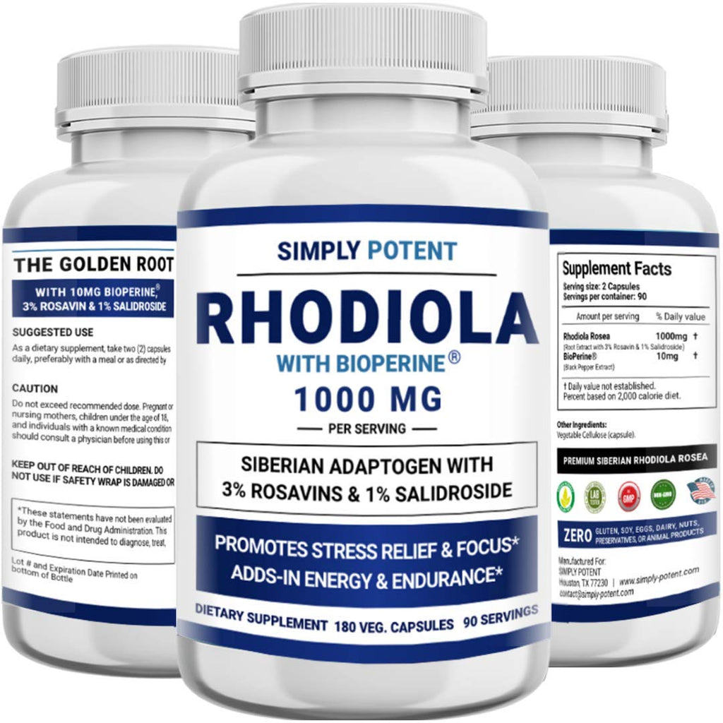 high potency rhodiola capsules