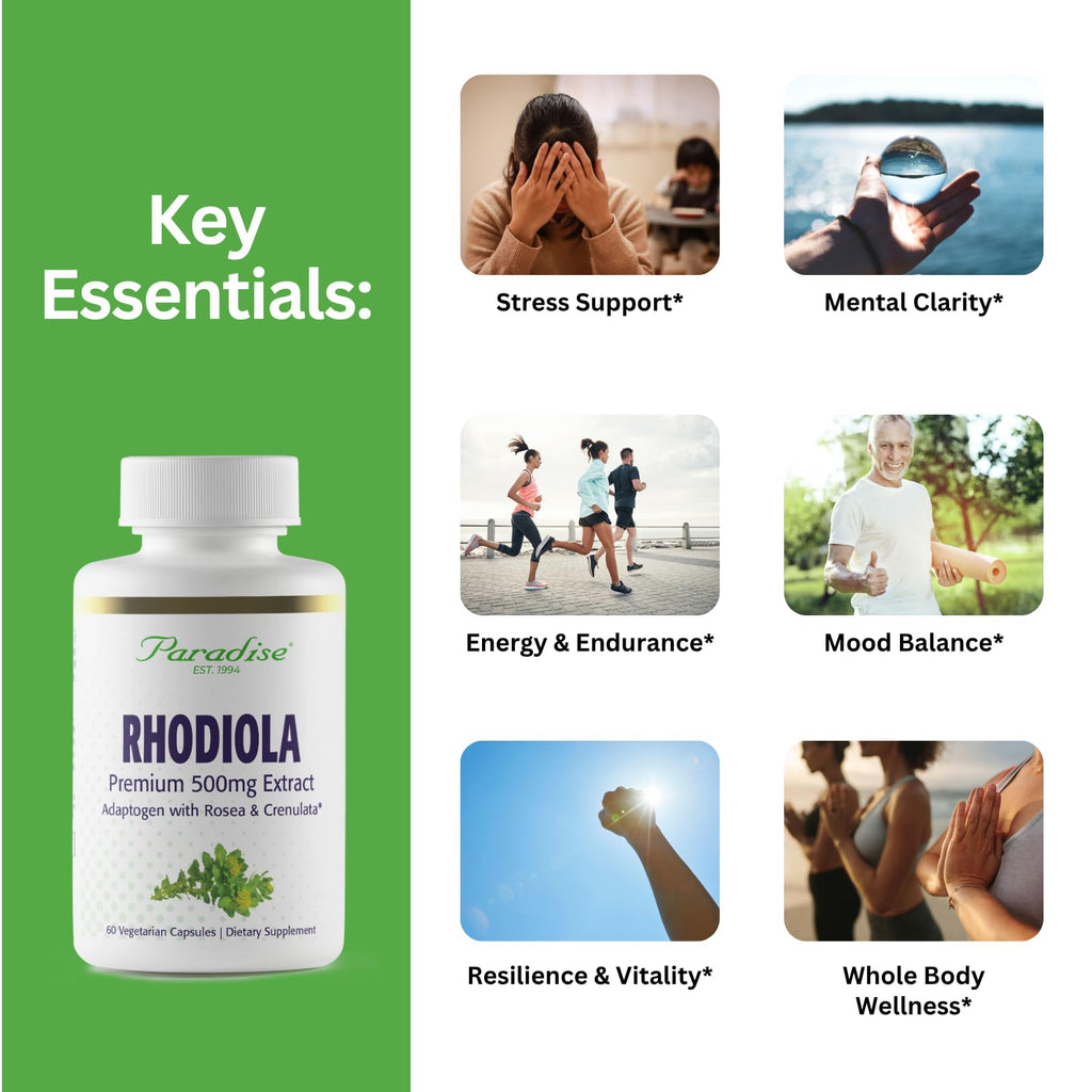 High potency Rhodiola for vitality