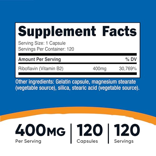 high potency riboflavin supplement