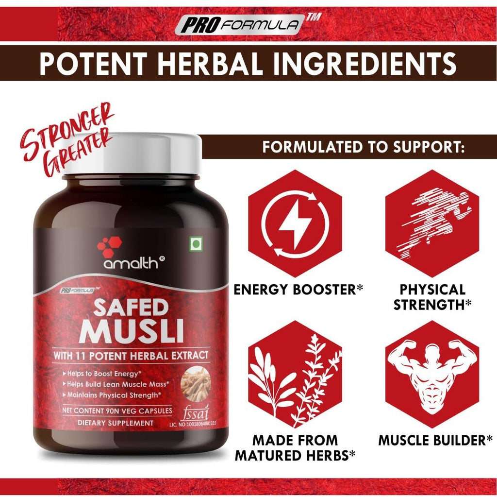 high potency Safed Musli capsules