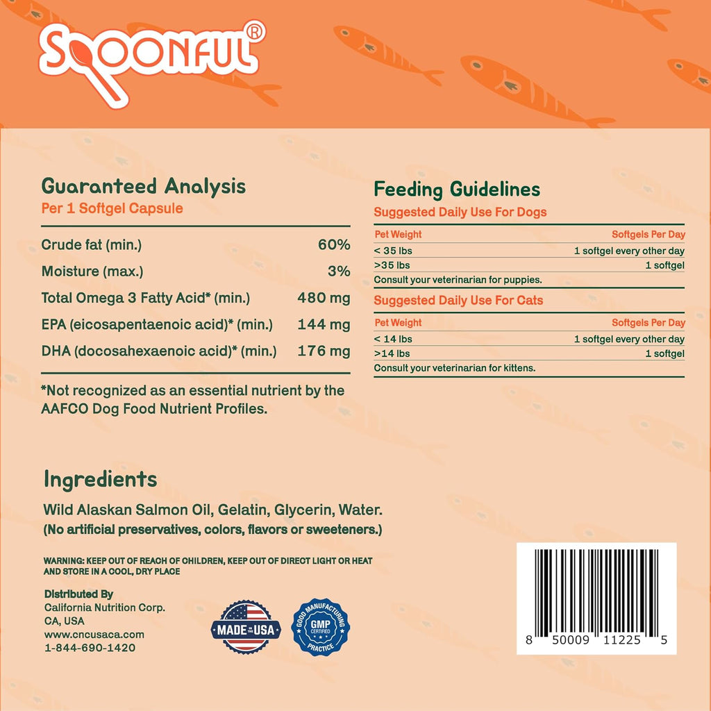 high potency salmon oil softgels