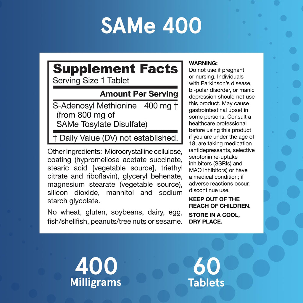 high potency SAMe for better health