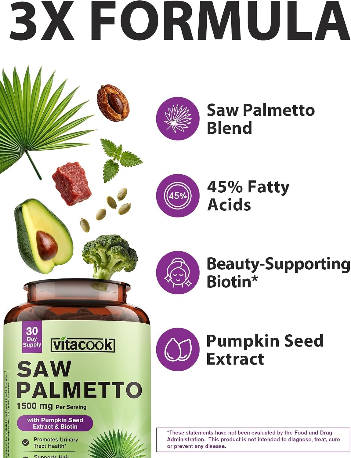 High potency Saw Palmetto extract