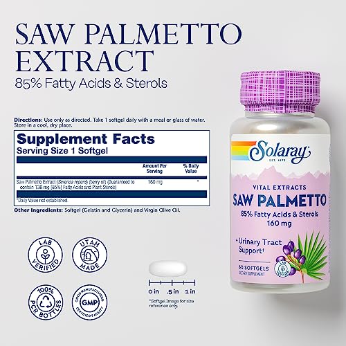 high potency saw palmetto softgels
