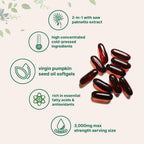 high potency saw palmetto softgels