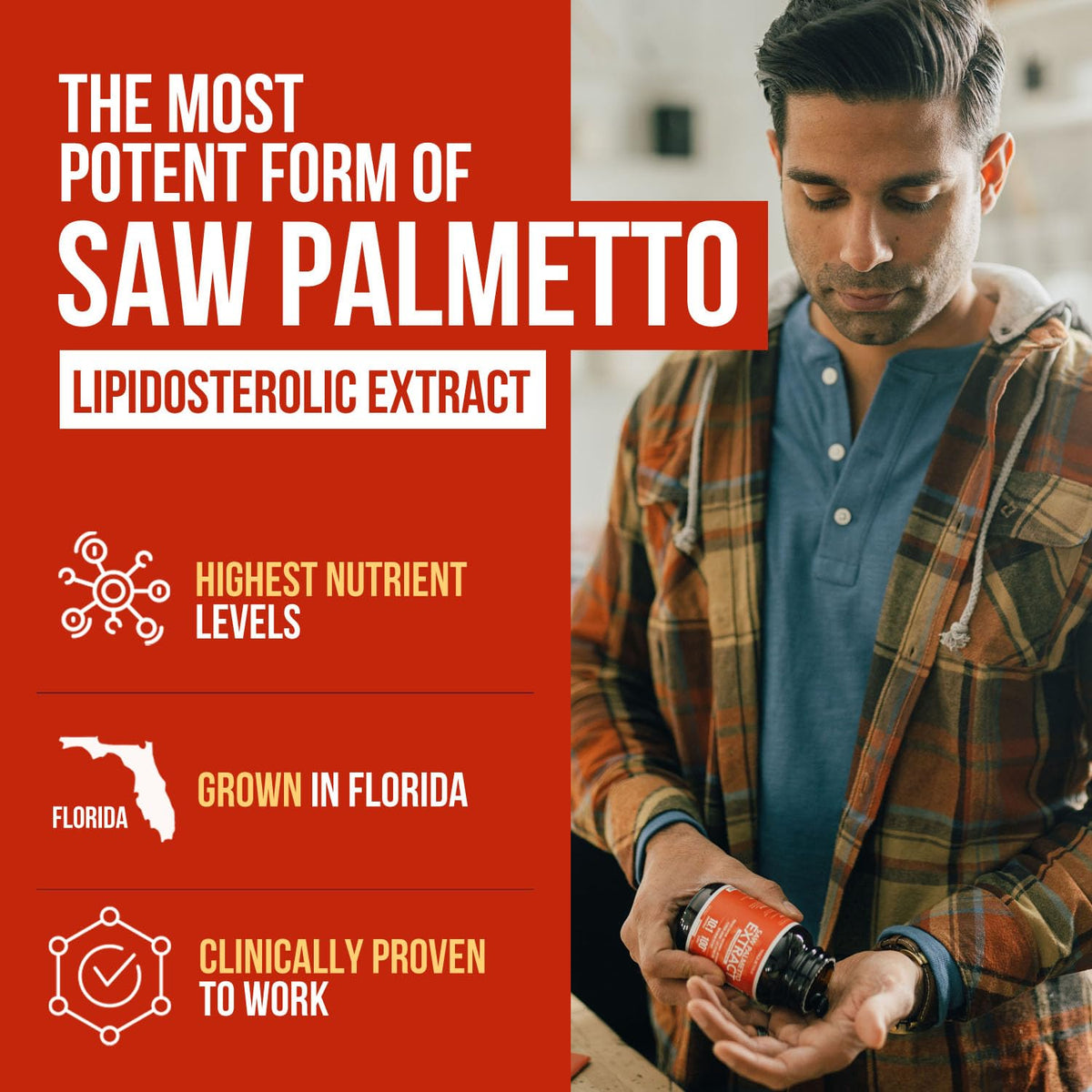 high potency saw palmetto softgels