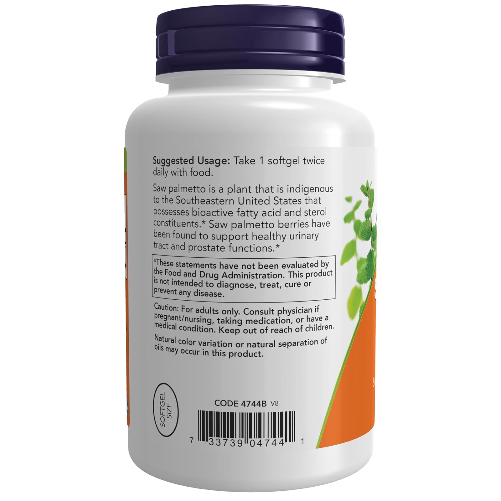 high potency saw palmetto softgels