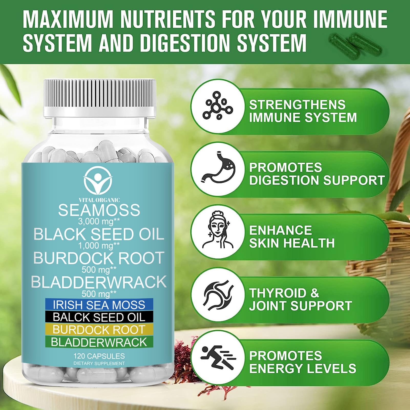 high potency sea moss capsules