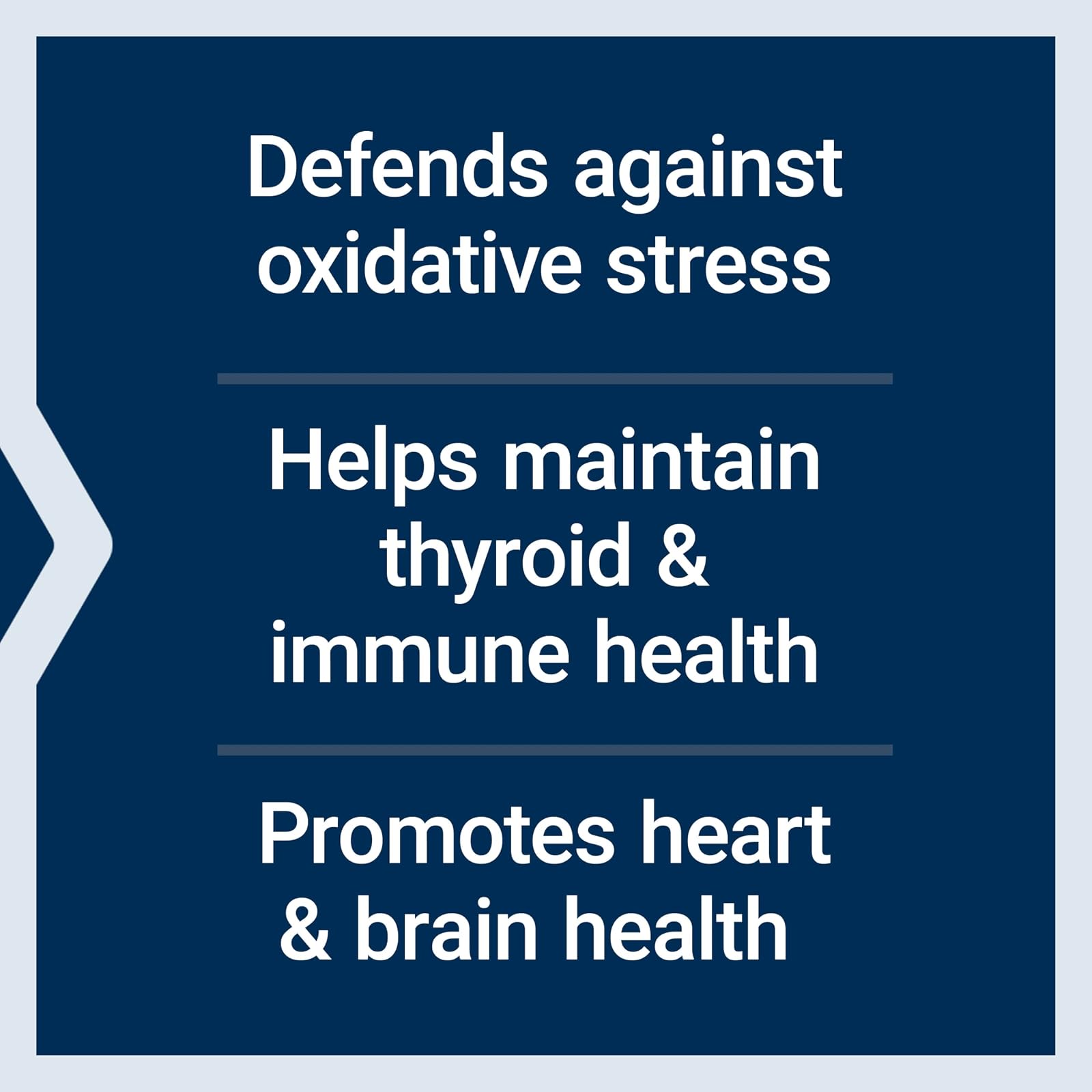 High potency selenium for overall wellness