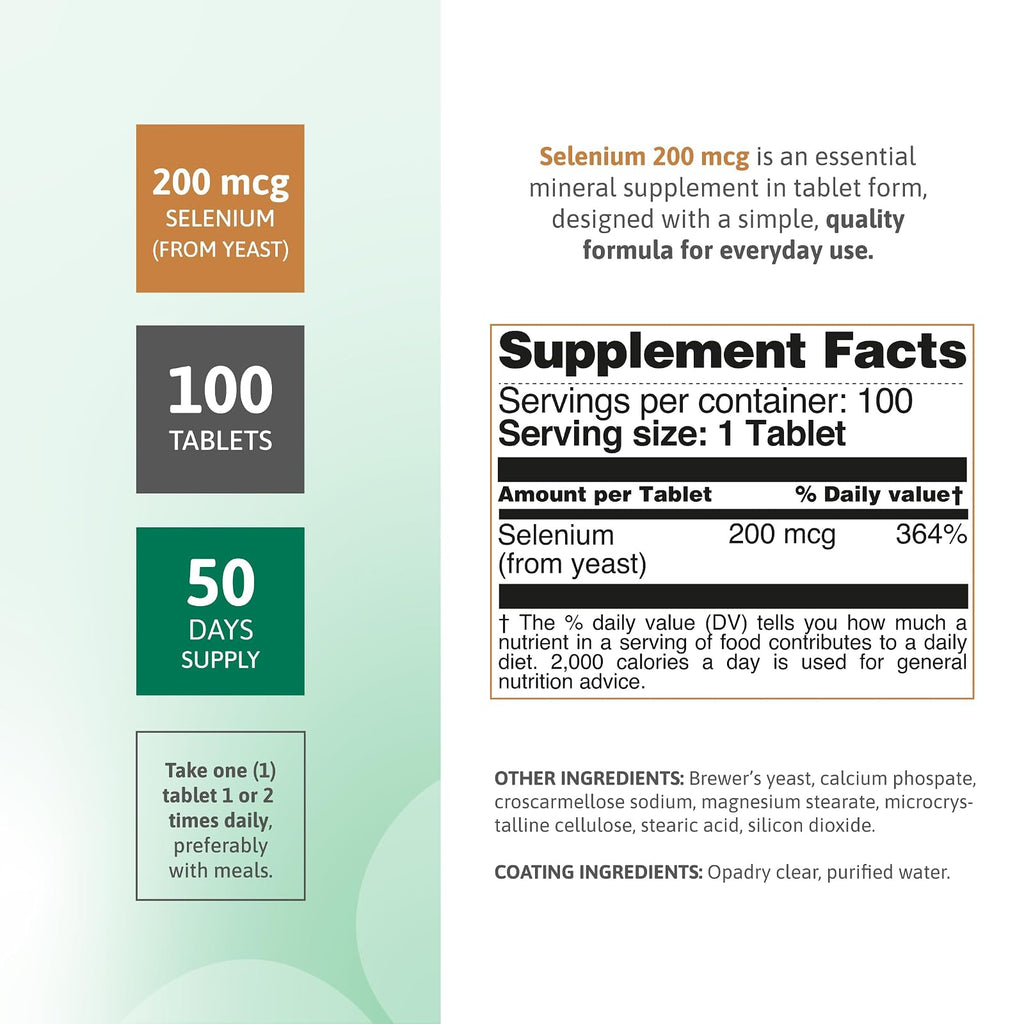 High potency selenium mineral supplement