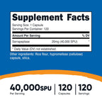 high potency Serrapeptase for digestion