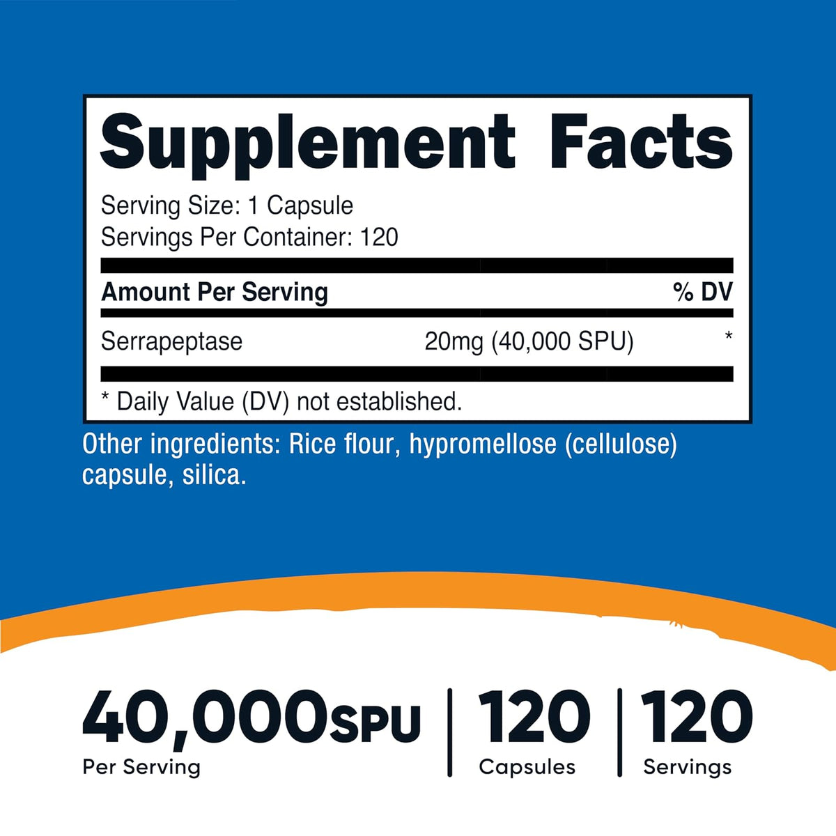high potency Serrapeptase for digestion