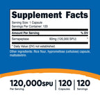 high potency serrapeptase for digestion