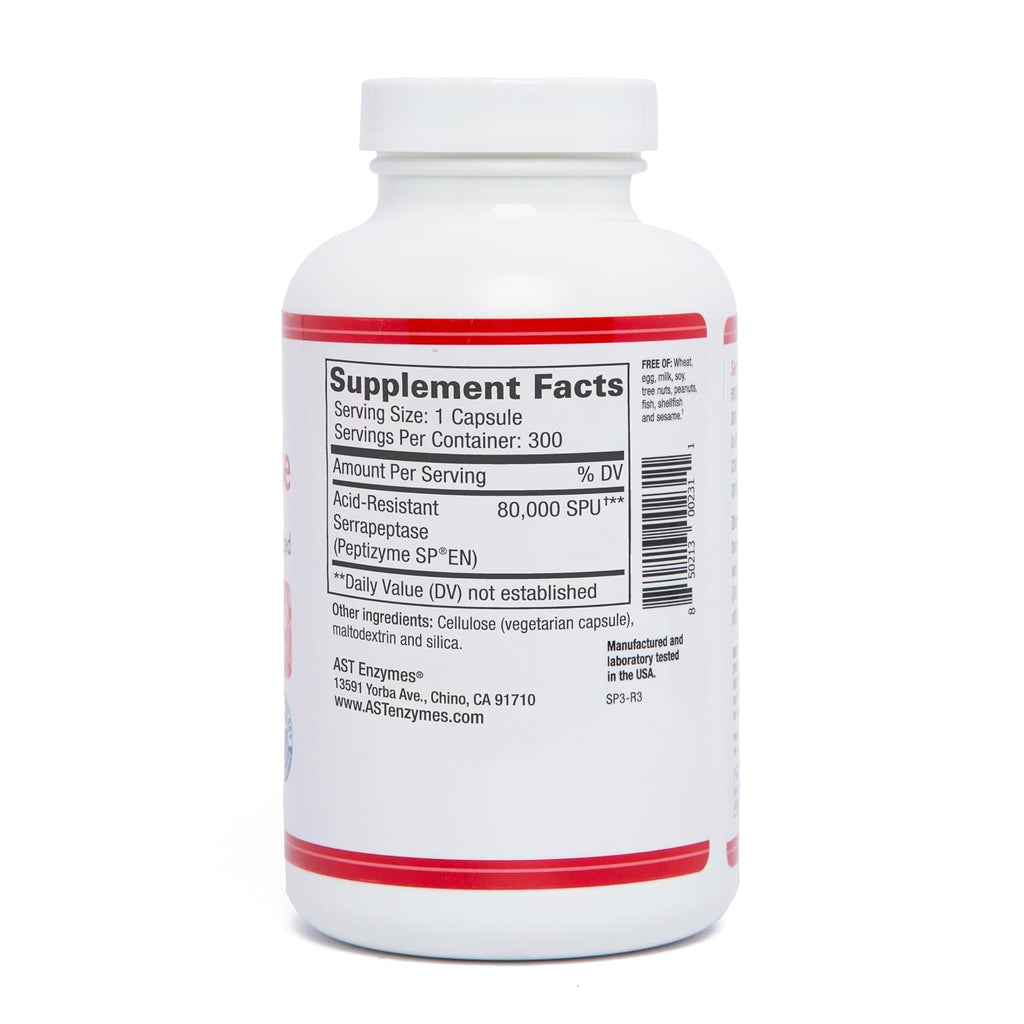 High potency serrapeptase for digestion