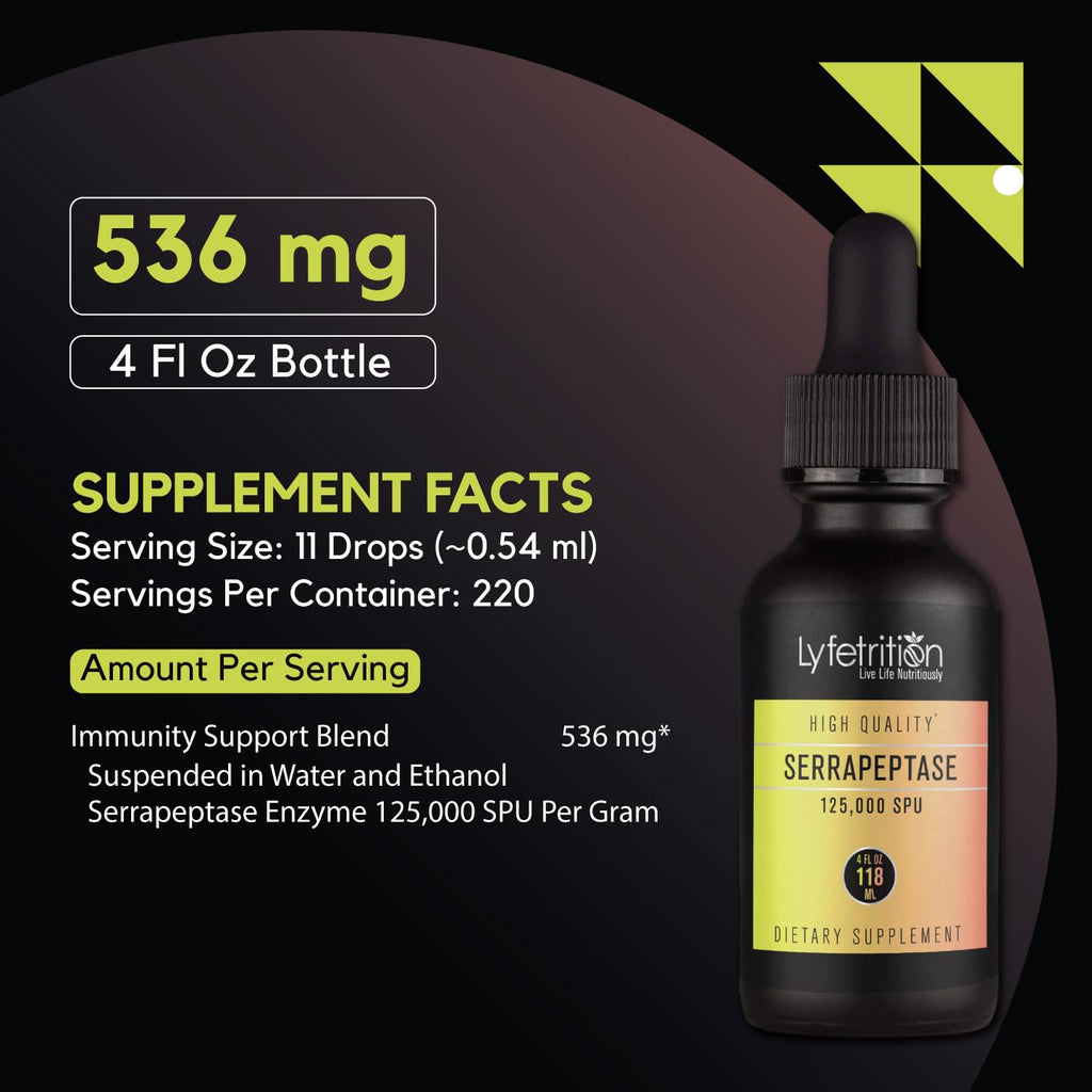 high potency Serrapeptase for wellness