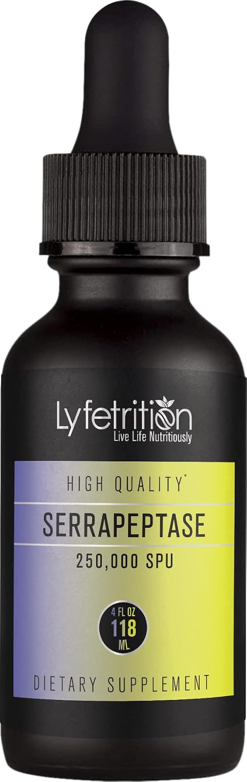 High potency Serrapeptase liquid formula
