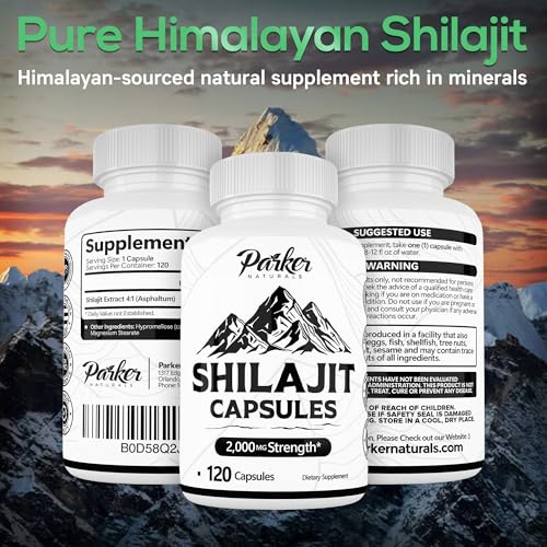 High potency shilajit capsules 2000mg