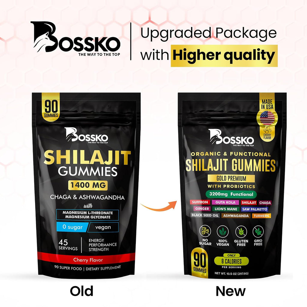 High potency shilajit gummies 3200 mg