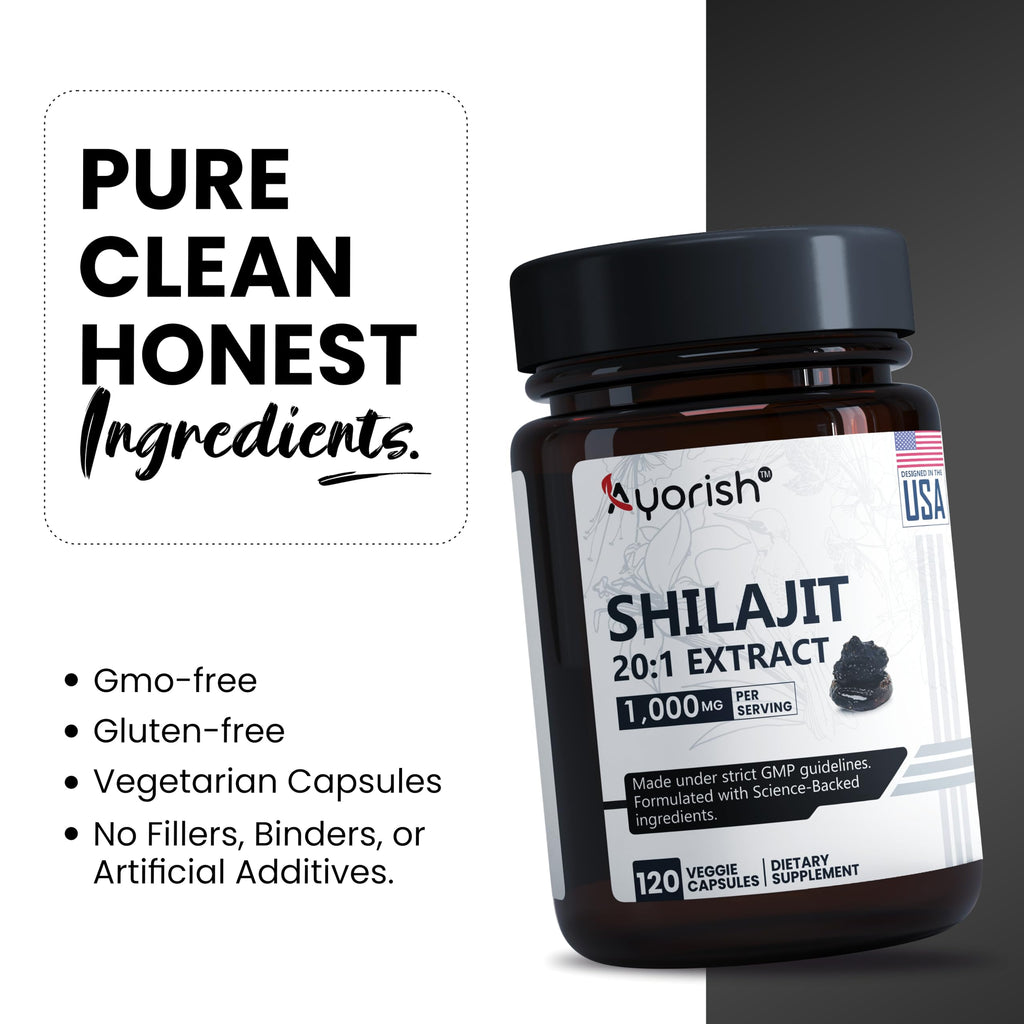 high potency shilajit mineral capsules