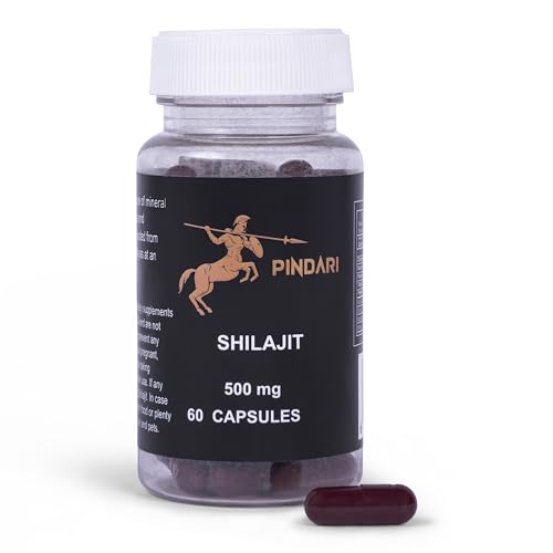 High potency shilajit supplement capsules