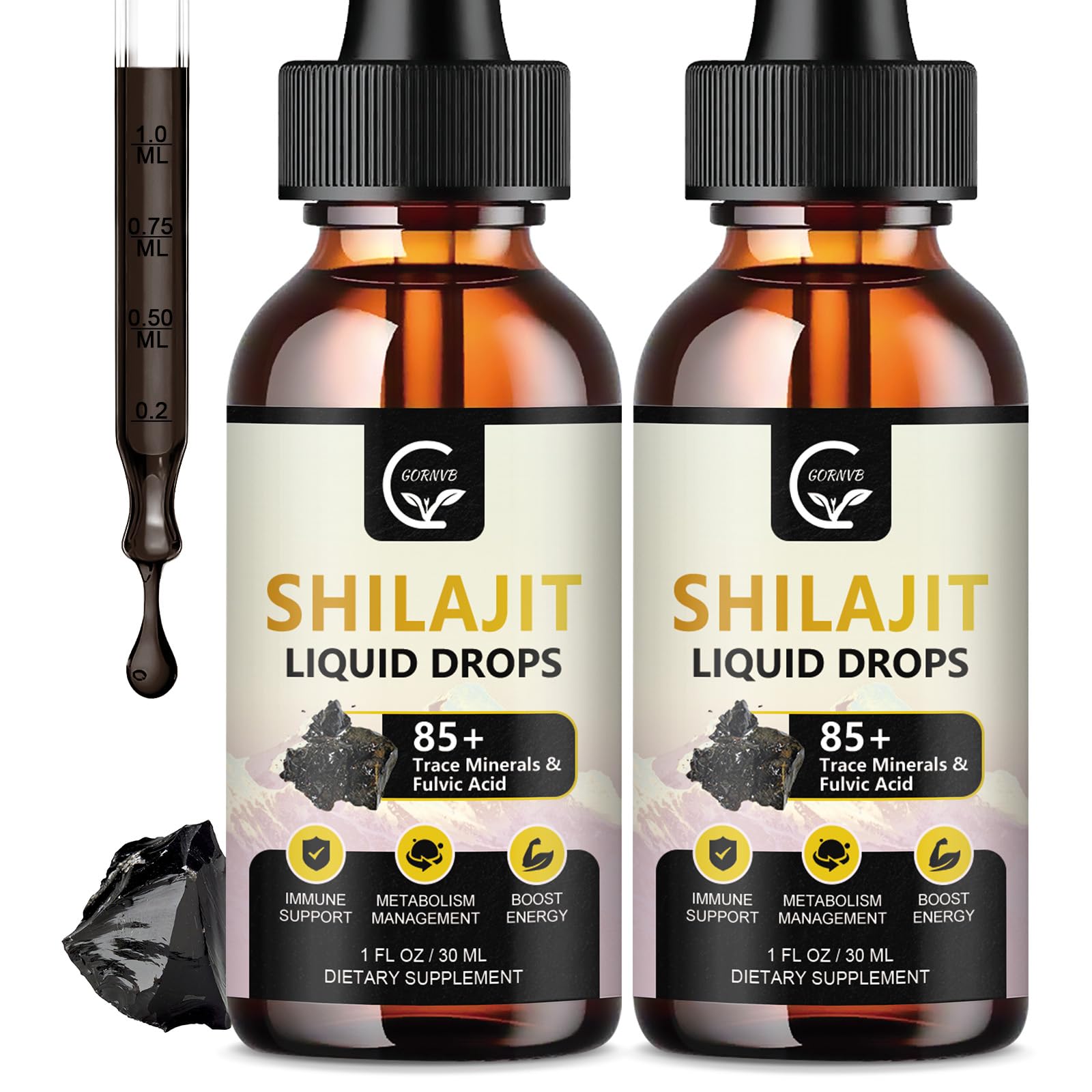 high potency shilajit supplement drops
