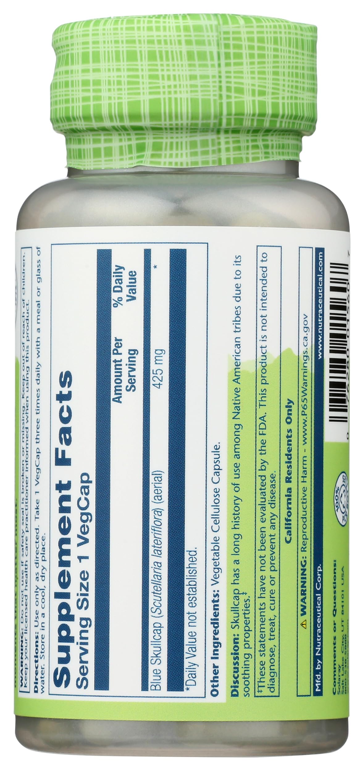 High potency skullcap supplement benefits