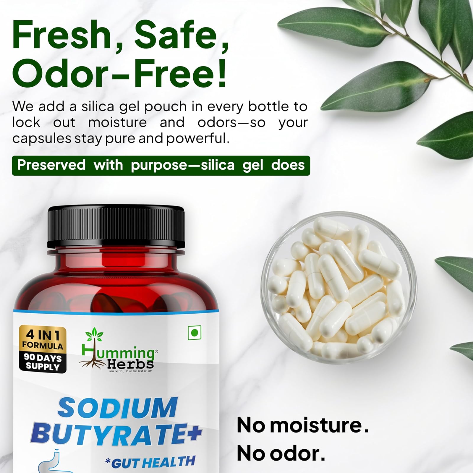 High potency Sodium Butyrate capsules