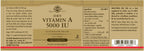 high potency SOLGAR vitamin A tablets