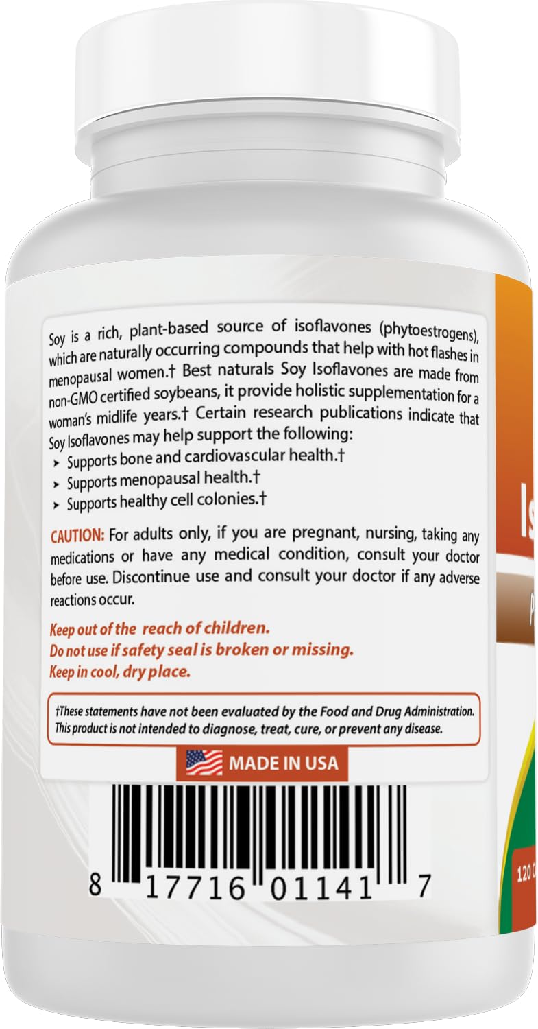 High potency Soy Isoflavones 750 mg