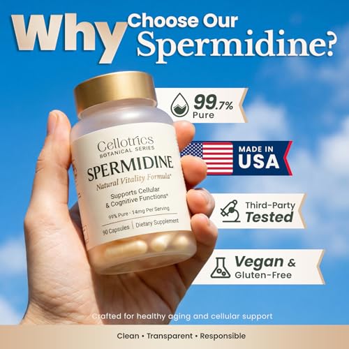 High potency spermidine for wellness