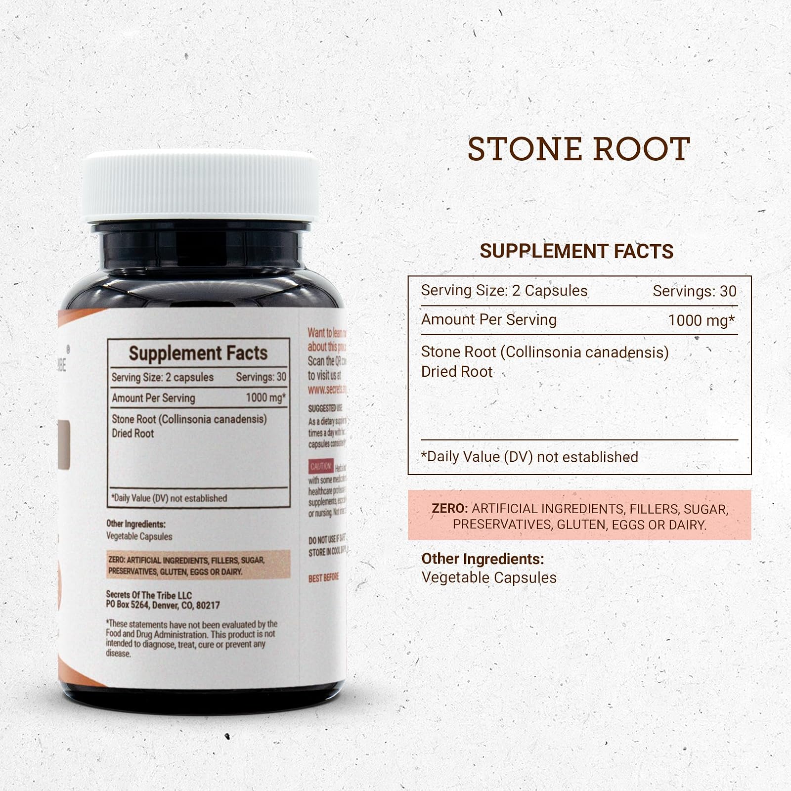 high potency Stone Root 1000 mg