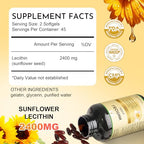 high potency sunflower lecithin capsules