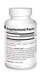 high potency taurine 1000 mg capsules
