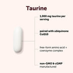 High potency taurine 1000 mg supplement