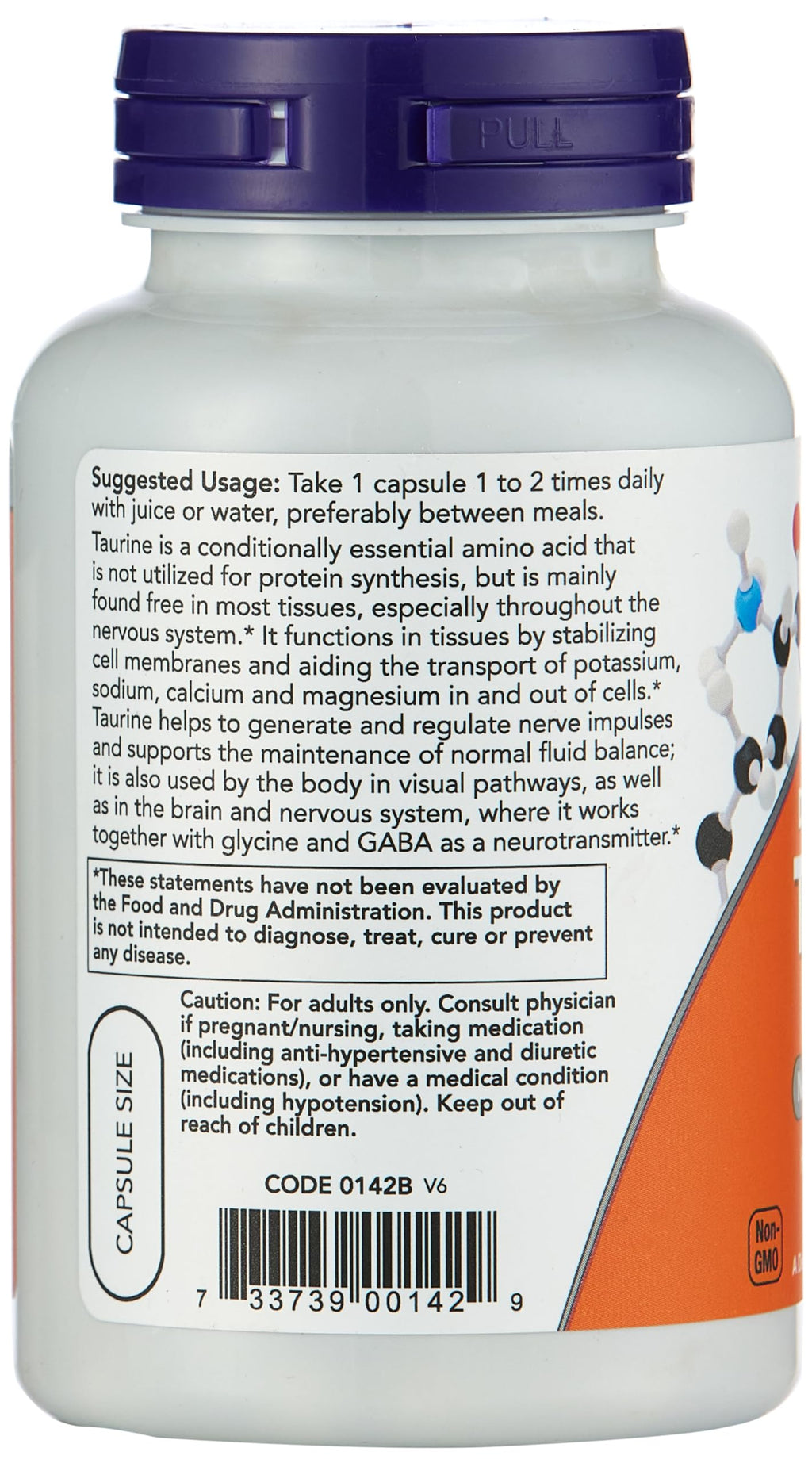 high potency taurine capsules for wellness