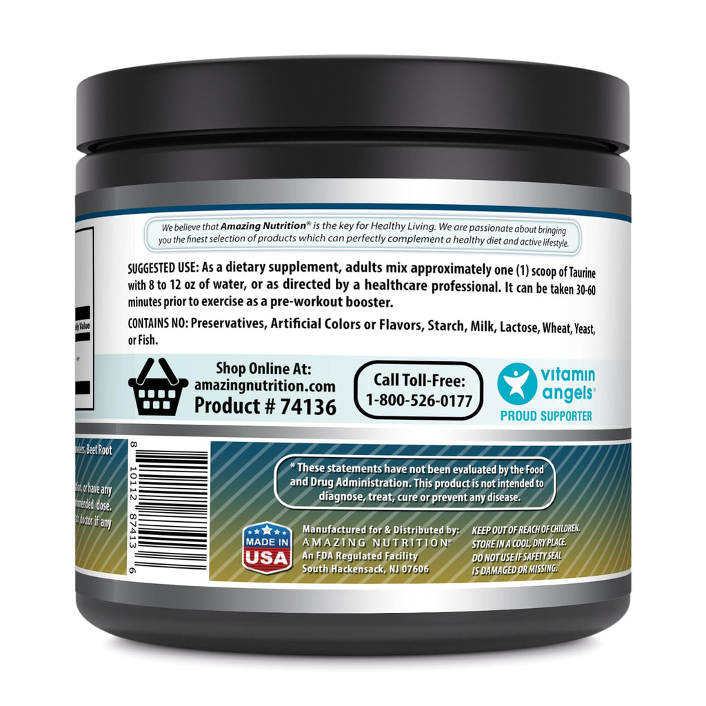 High potency taurine for daily use