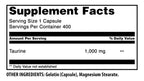 High potency taurine supplement for energy