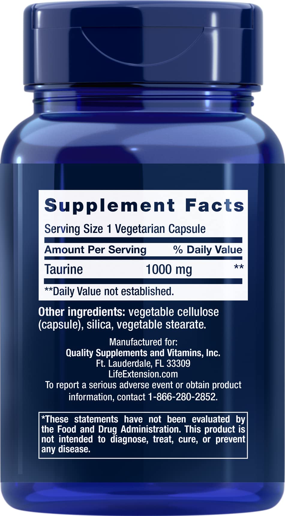 high potency taurine supplement