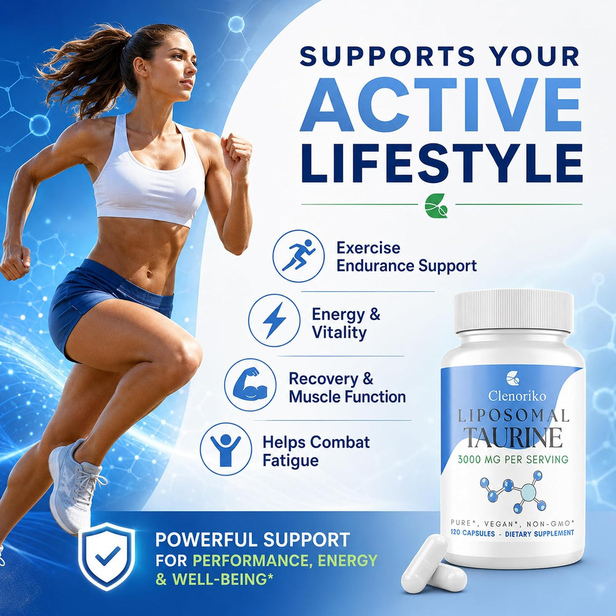 High potency taurine supplement