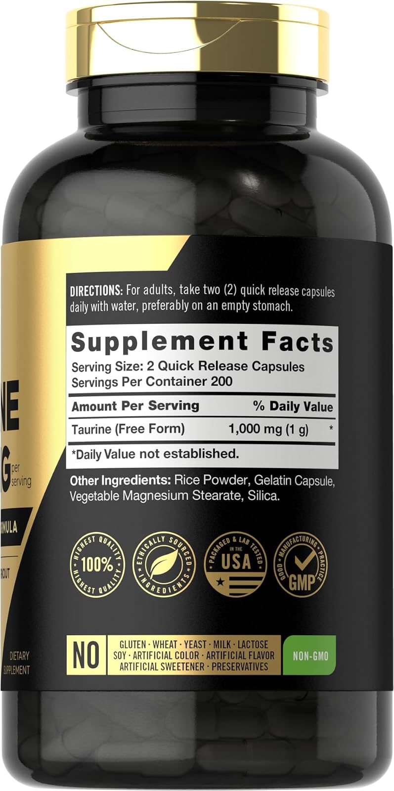 high potency taurine supplement