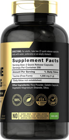 high potency taurine supplement