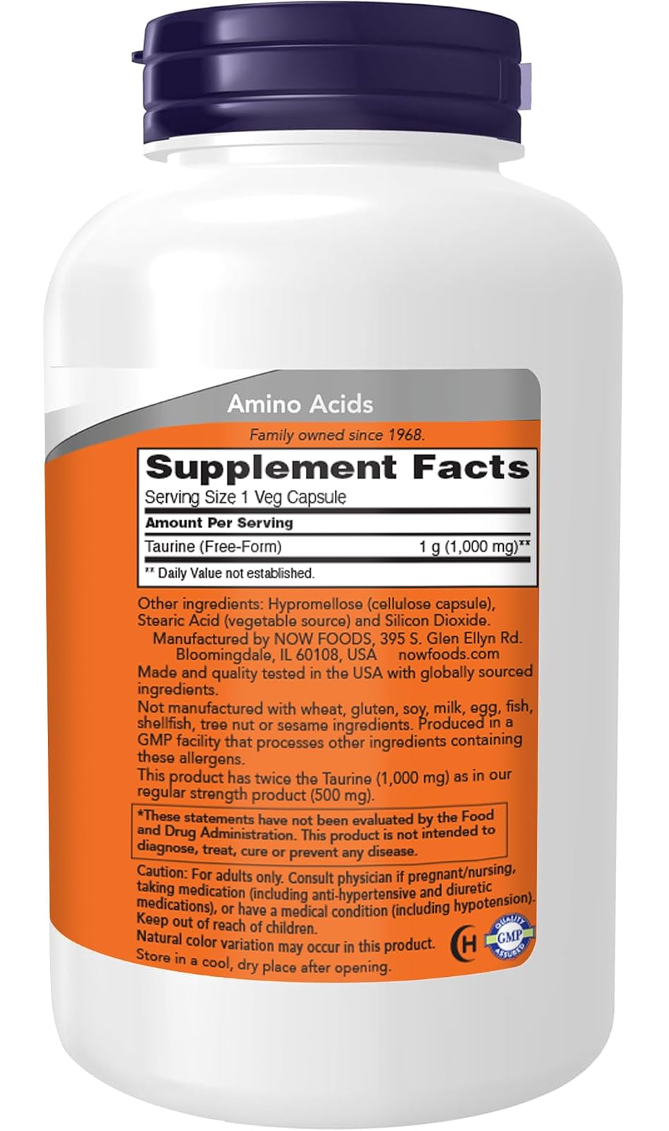 high potency taurine supplement