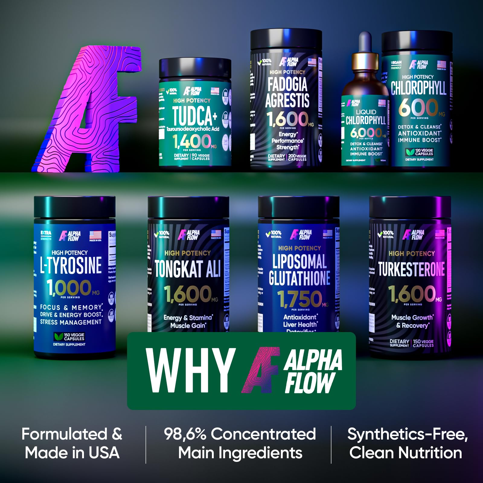 High potency tauroursodeoxycholic acid formula