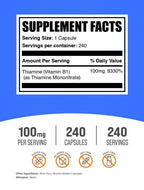 High potency Thiamine Mononitrate supplement