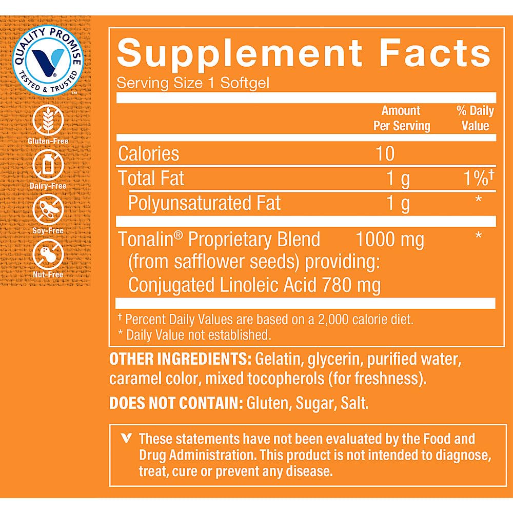 High potency Tonalin CLA 1000 mg