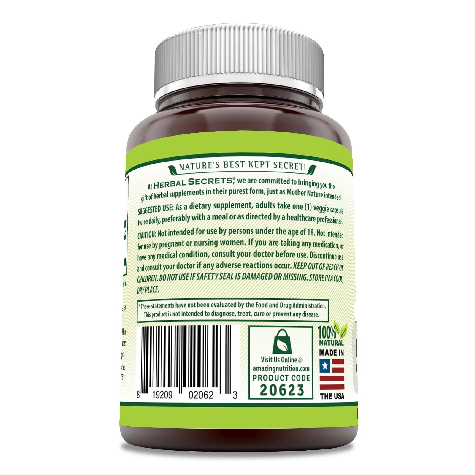 High potency tribulus 630 mg capsules