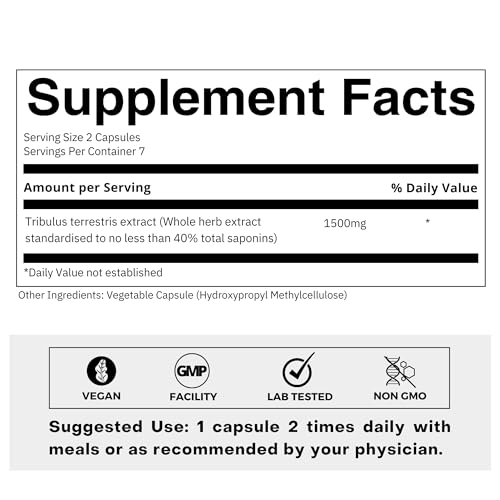 high potency tribulus extract 750mg